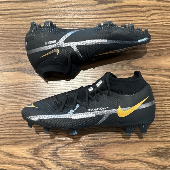 Nike | Shoes | Mens Size 5 Nike Phanton Gt2 Pro Df Fg Black Dark Grey ...